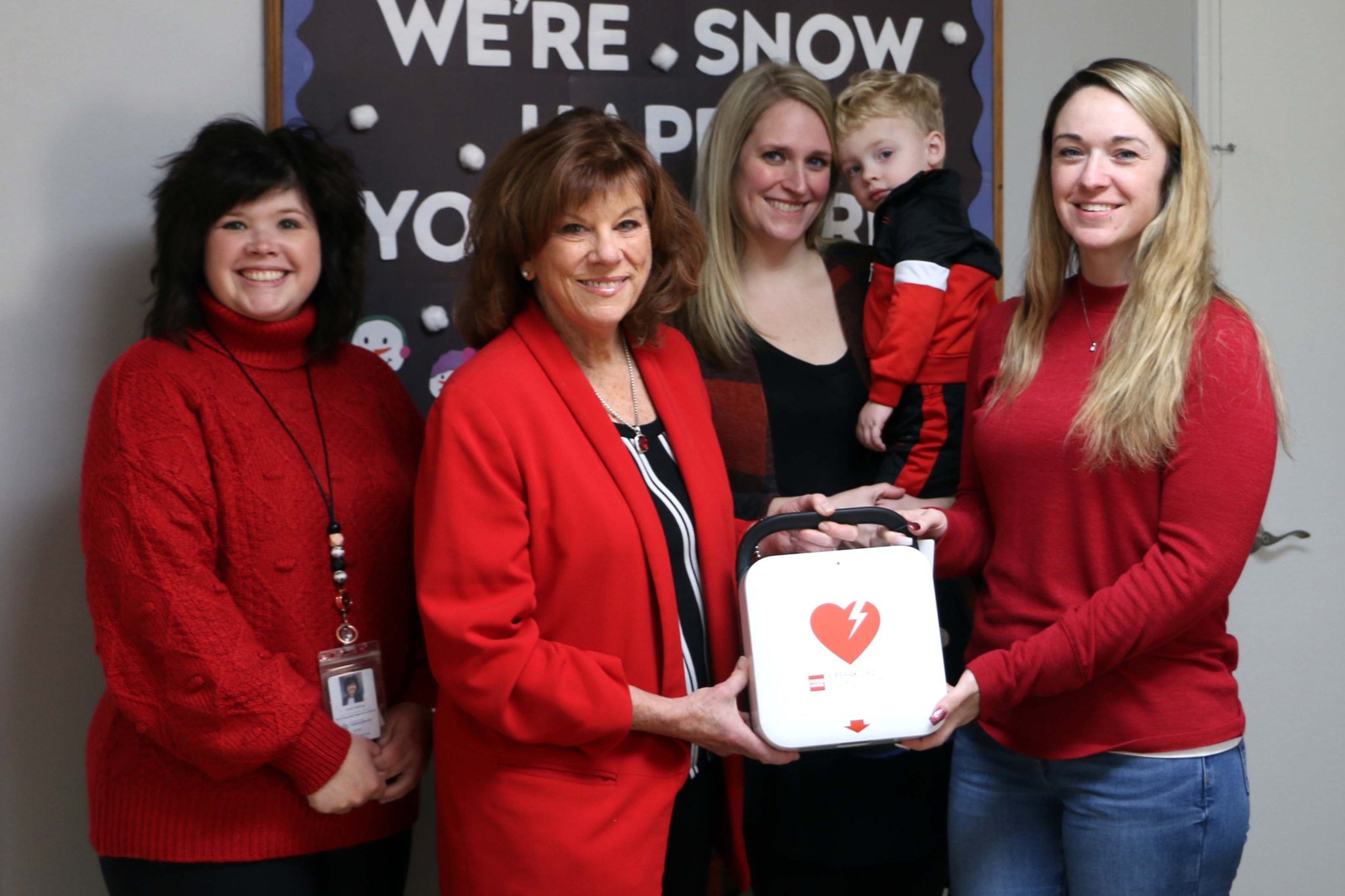 Wear Red for Women donates AED to CHS-Dawn Compton Early Learning ...